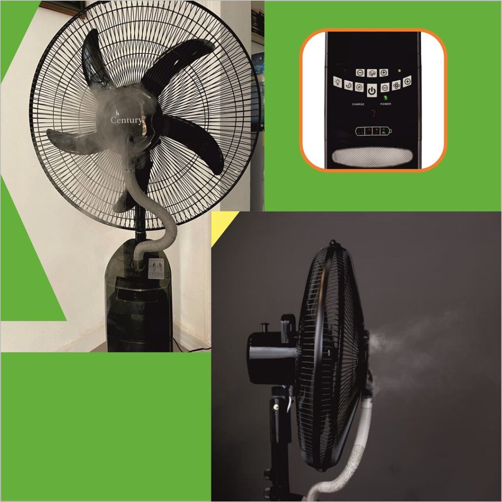 Century mist fan - Chimekzy Digital